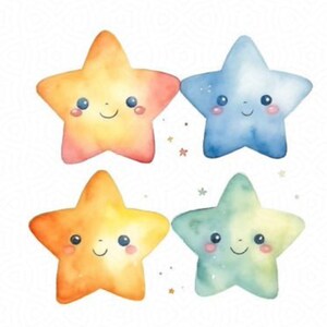 Space Bundle Sublimation Clipart Watercolor Cute Space Adventure ...