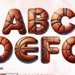Basketball Doodle Letters Clipart PNG Basketball Png Basketball Font ...