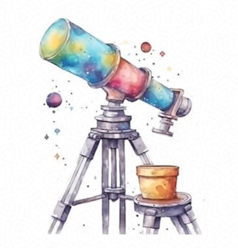 Space Bundle Sublimation Clipart Watercolor Cute Space Adventure ...