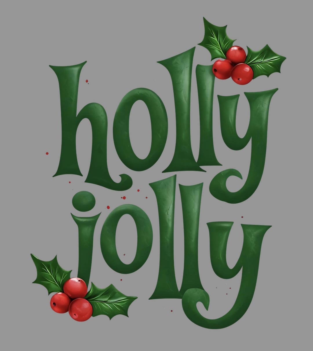 Holly Jolly Christmas Spirit Png Christmas Png Christmas Tree Png ...