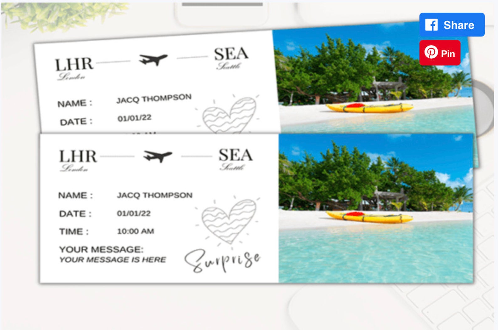 Editable Boarding Pass Ticket Template Editable Boarding Pass Template ...