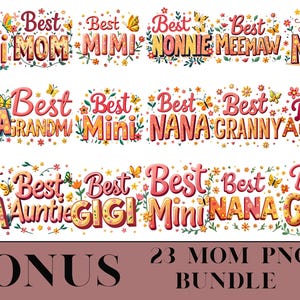 I Love Mom Clipart PNG Graphics Watercolor Happy Mothers Day Clipart ...