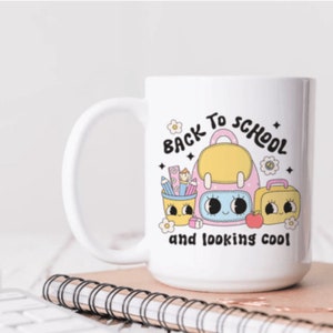 Groovy School Clipart Retro Back to School Groovy Teacher Clipart ...