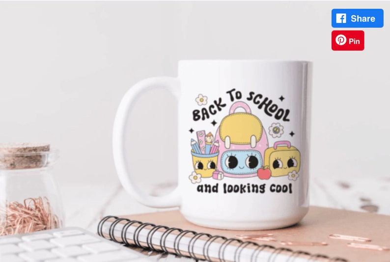 Groovy School Clipart Retro Back to School Groovy Teacher Clipart ...