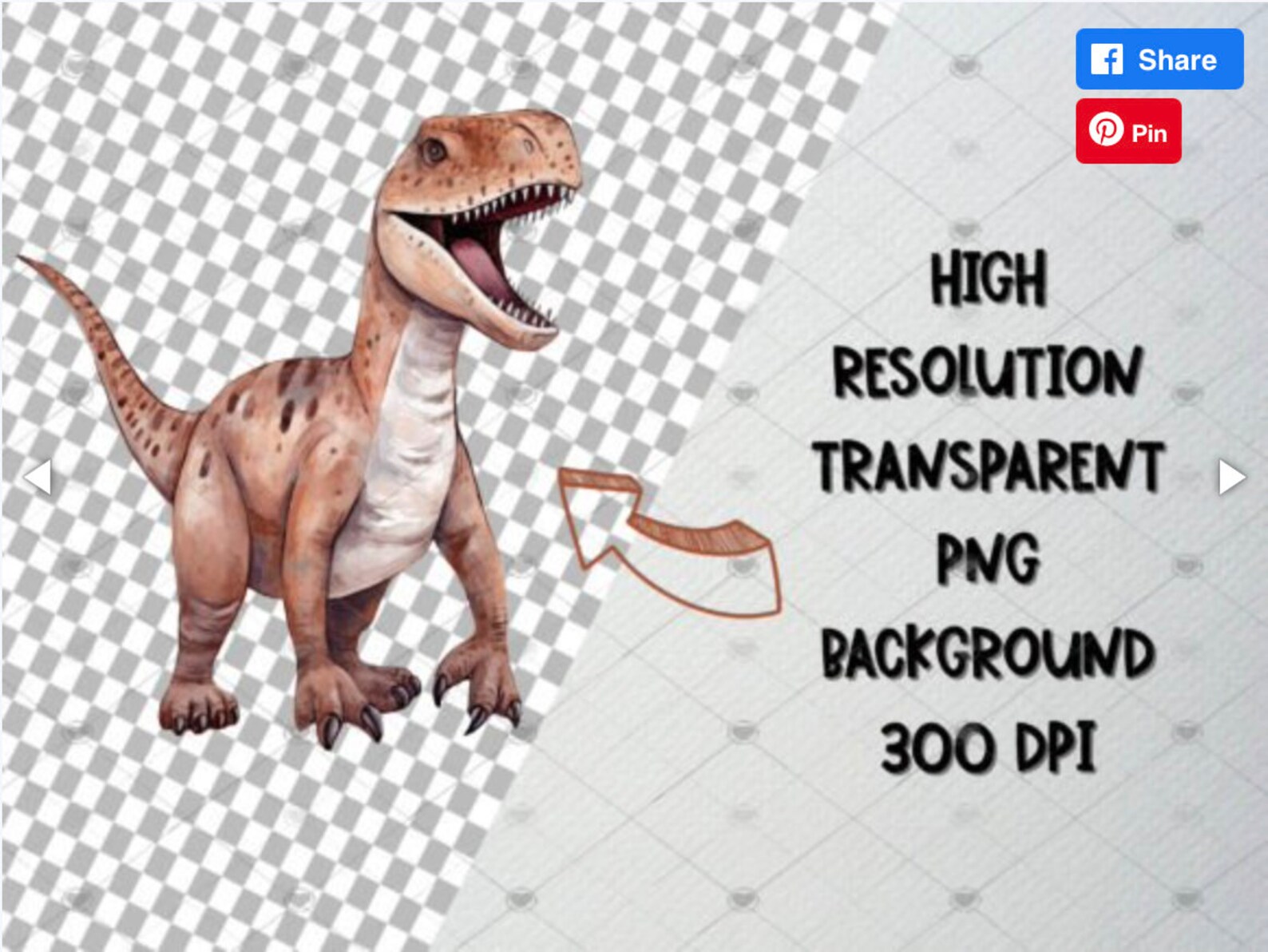 Watercolor Dinosaur Clipart Set 30 PNG Watercolor Dinosaurs Clipart ...