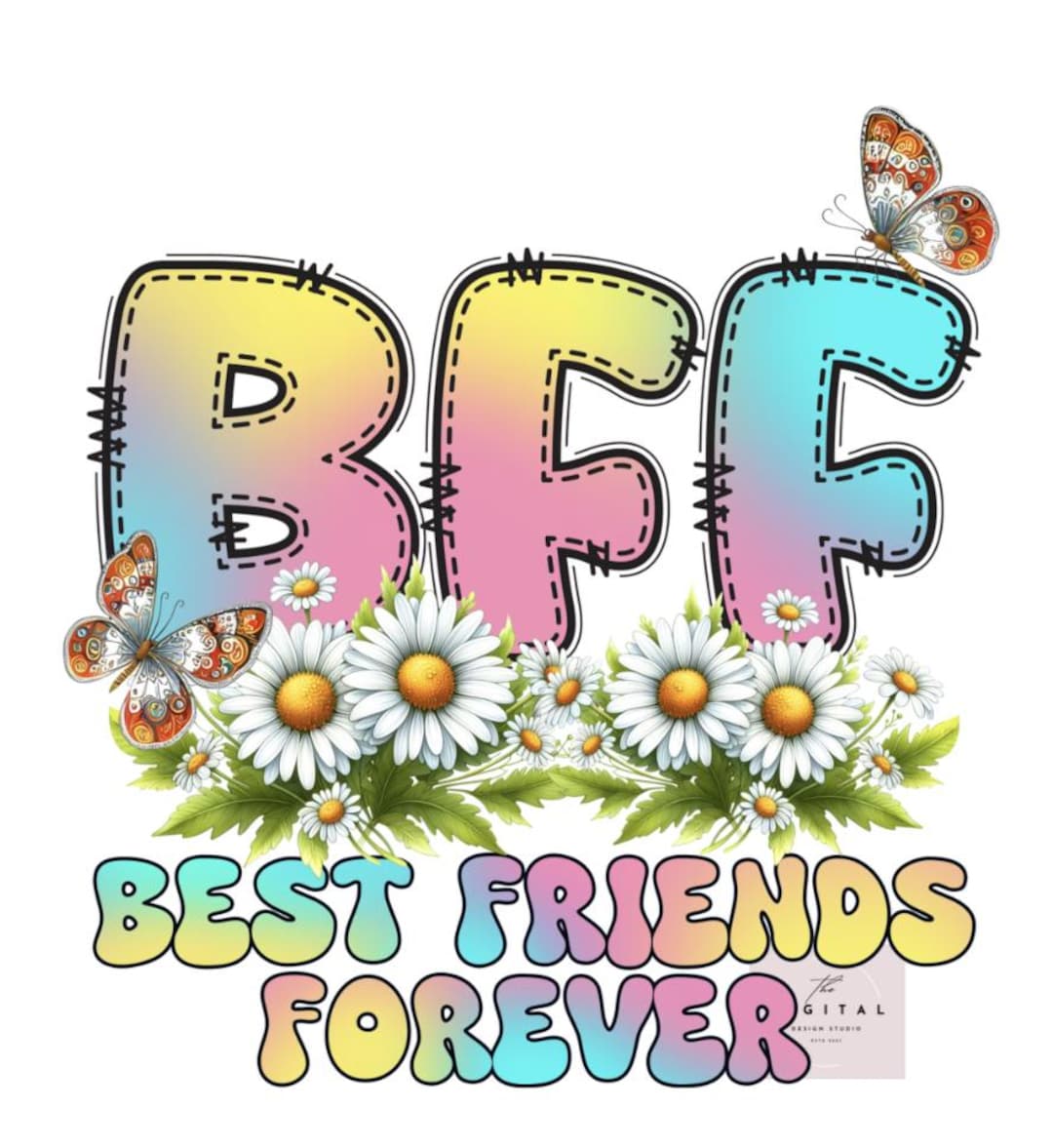 BFF Best Friends Forever Sublimation PNG Best Friends Forever Png File ...