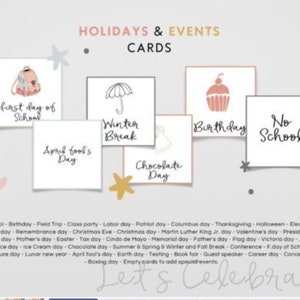 EDITABLE Printable Boho Rainbow Calendar Classroom Decor Calendar Boho ...