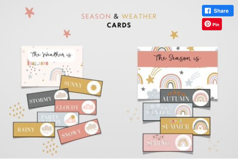 EDITABLE Printable Boho Rainbow Calendar Classroom Decor Classroom ...