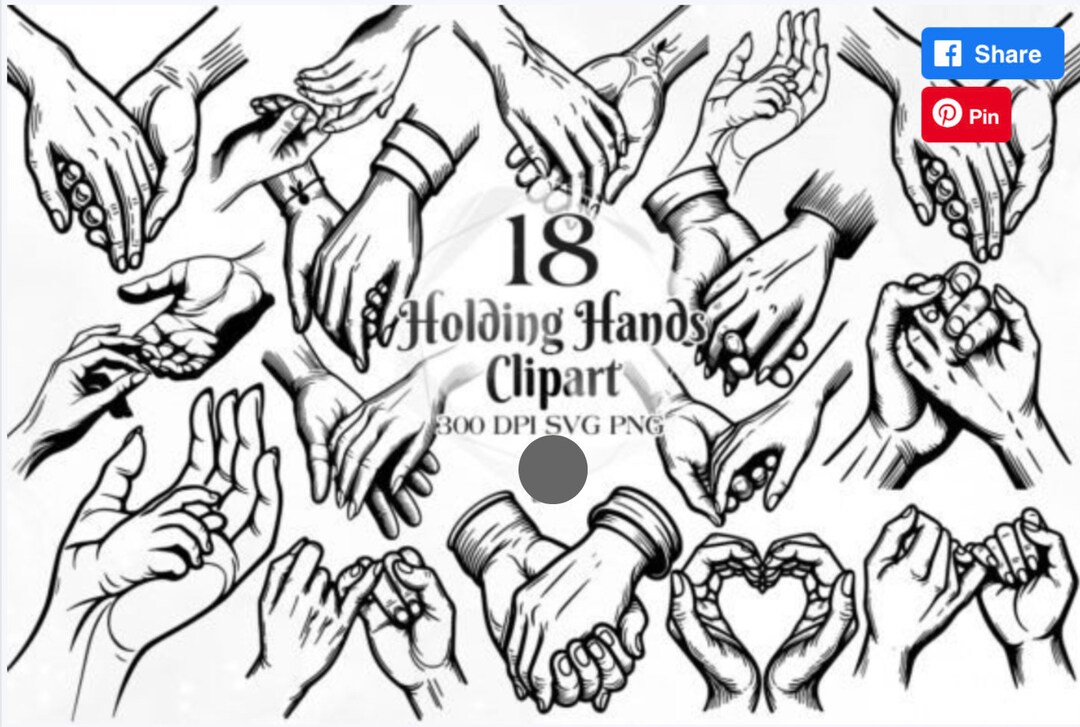 Holding Hand Svg PNG Clipart Holding Hand SVG Bundle Holding Hands PNG ...