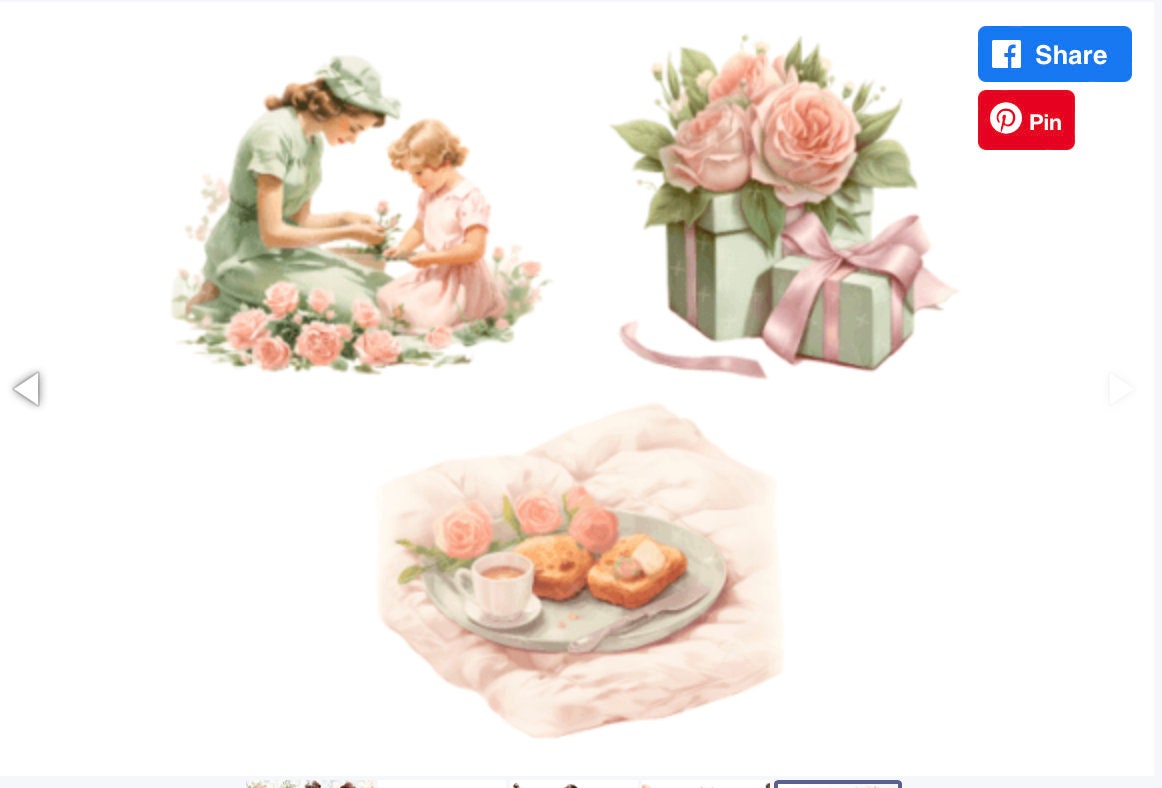 Watercolor Mothers Day Clipartmother Daughter Clipart Bundle, Family ...