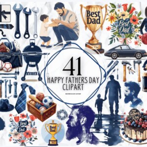 Fathers Day Clipart Father Clipart Family Clipart Bundle Fathers Day ...