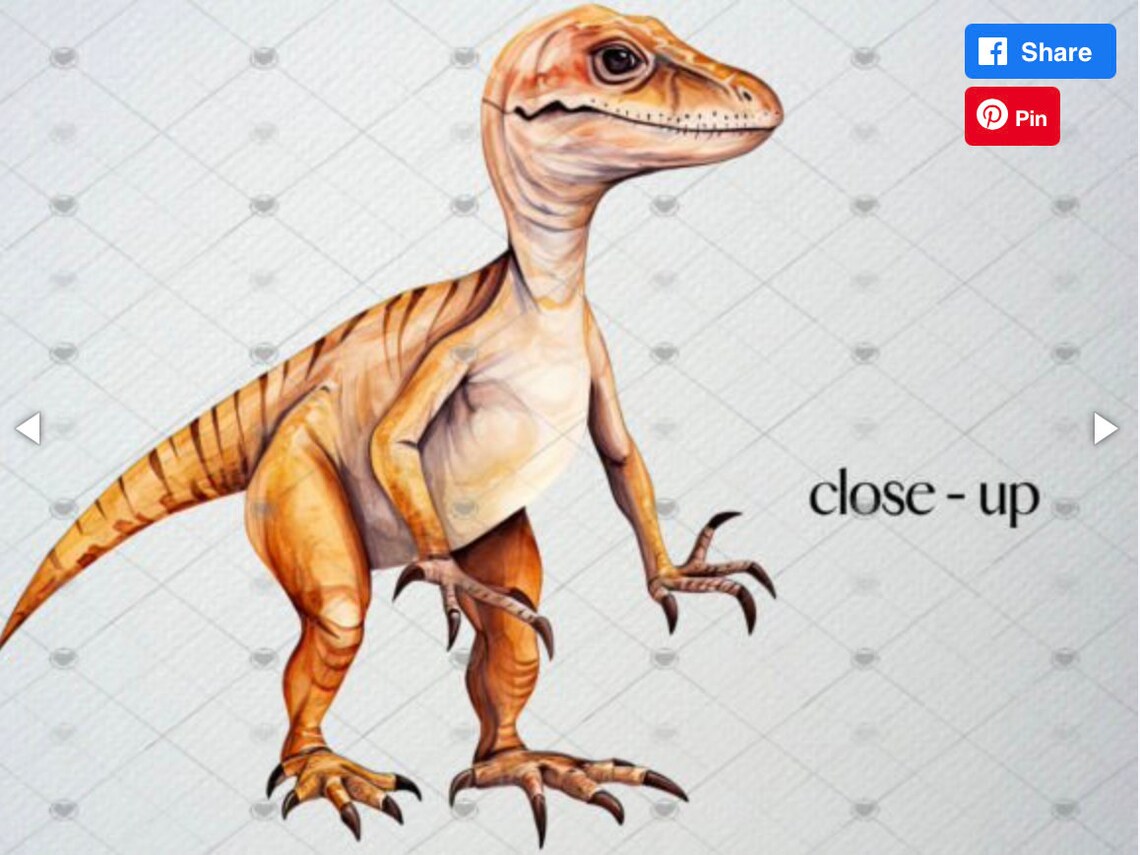 Watercolor Dinosaur Clipart Set 30 PNG Watercolor Dinosaurs Clipart ...
