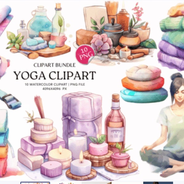 Yoga Studio Art - Etsy