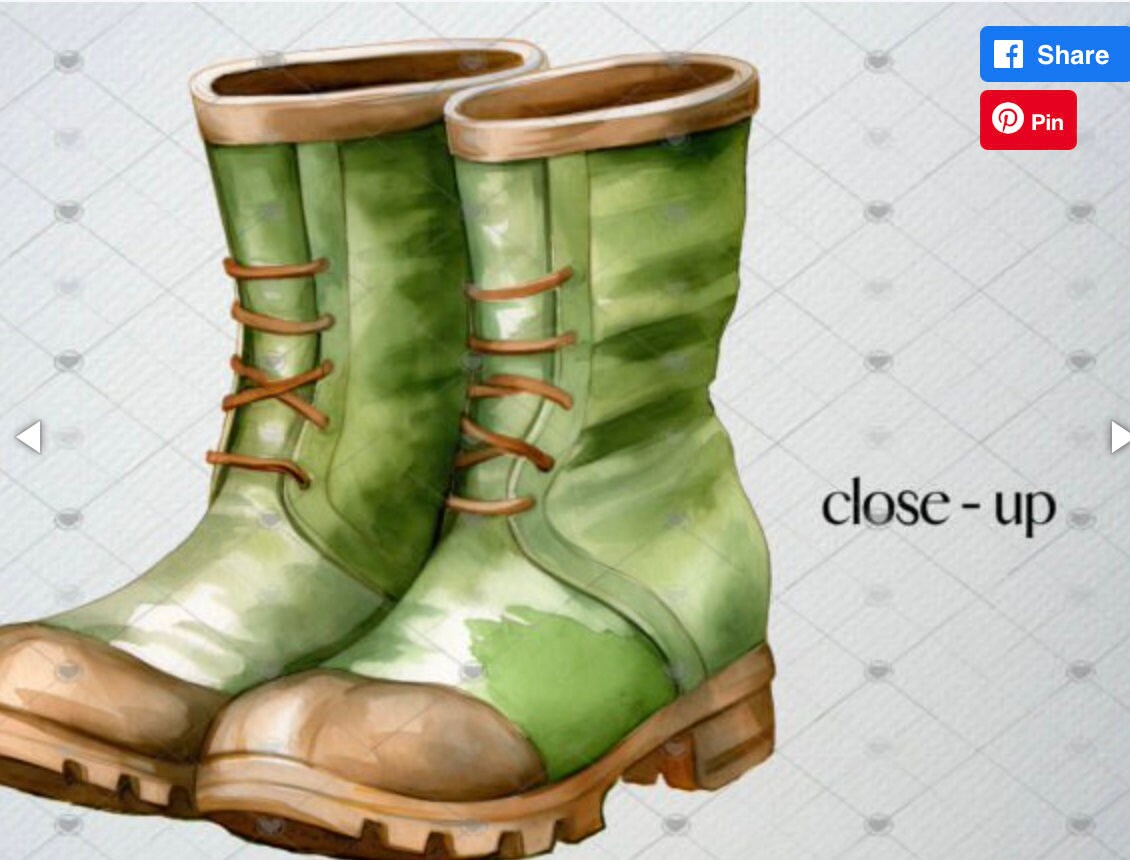 Watercolor Garden Clipart Set, 40 PNG Watercolor Garden Bundle Spring ...