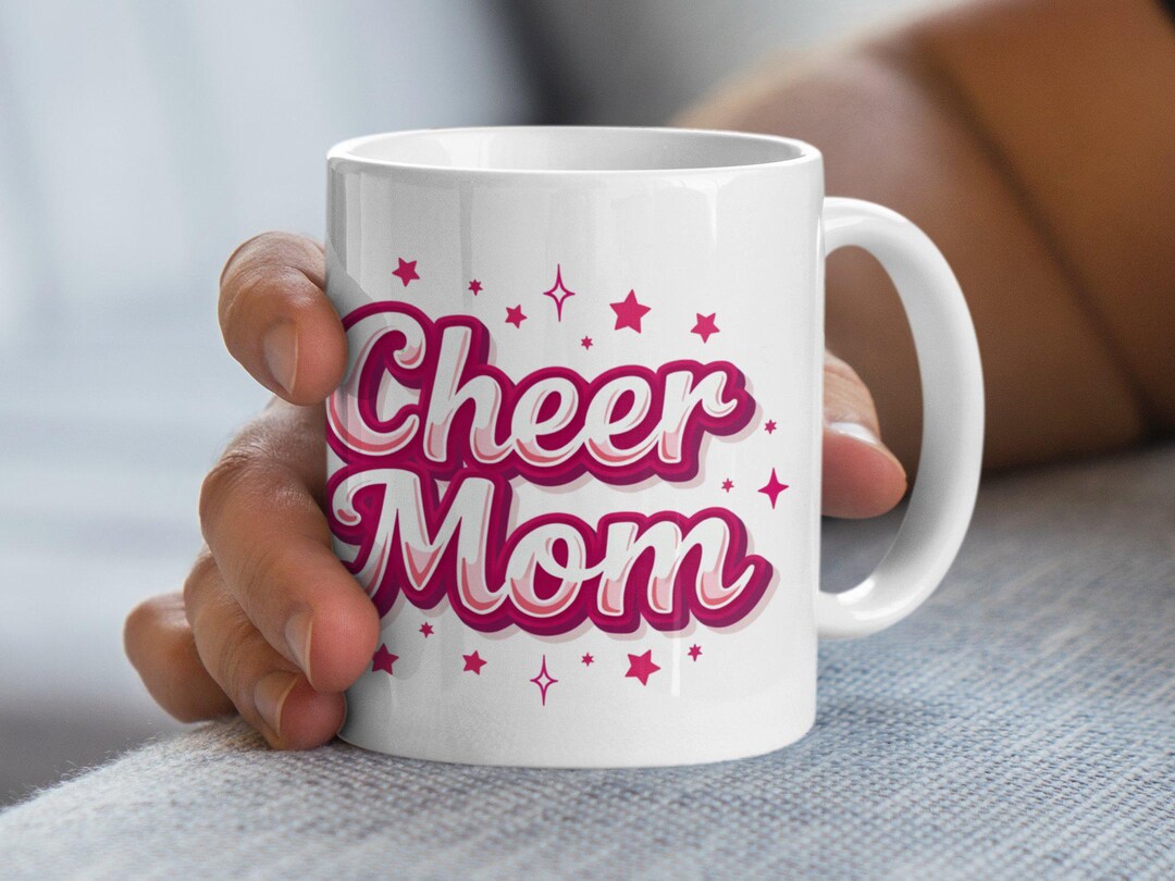 Cheer Mom Mug, Cheerleading Mom Gift, Cheerleader Supporter ...
