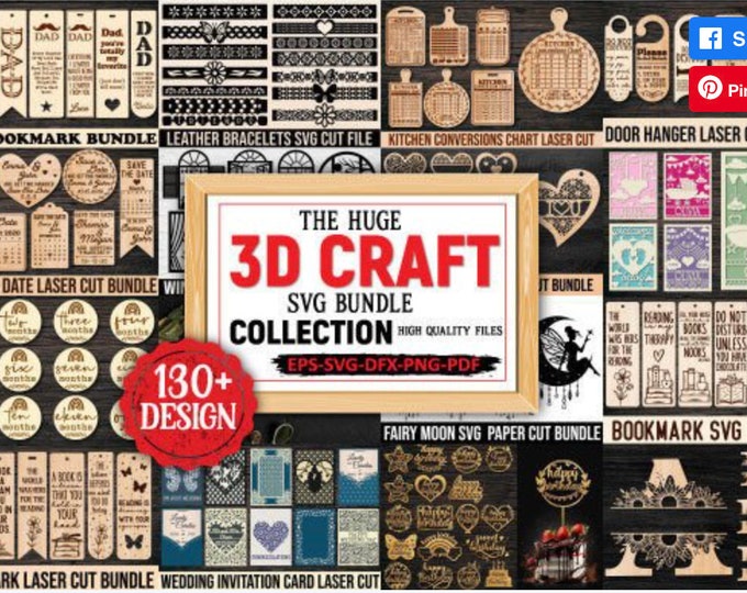 Laser Cut Mega Bundle: 2500+ Engraving SVG Files for CNC - Multi-layer ...