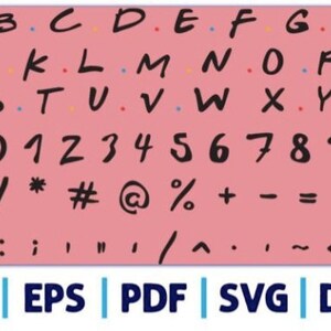 Friends Fonts Friends Font SVG Friends Digital Fonts Friendship Font ...