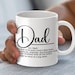Dad Definition Coffee Mug Wrap PNG, Digital Coffee Mug Wrap, Father's ...