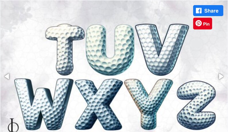 Golf Doodle Letters Alphabet Clipart PNG Golf Ball Sports Font Alphabet ...