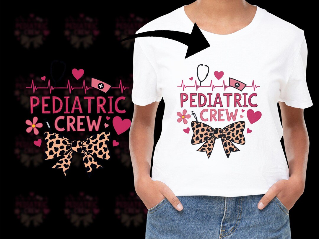 Pediatric Crew Digital Download PNG, Pediatric Nurse Clipart, Medical ...