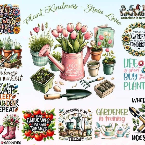 Flower Garden Art - Etsy