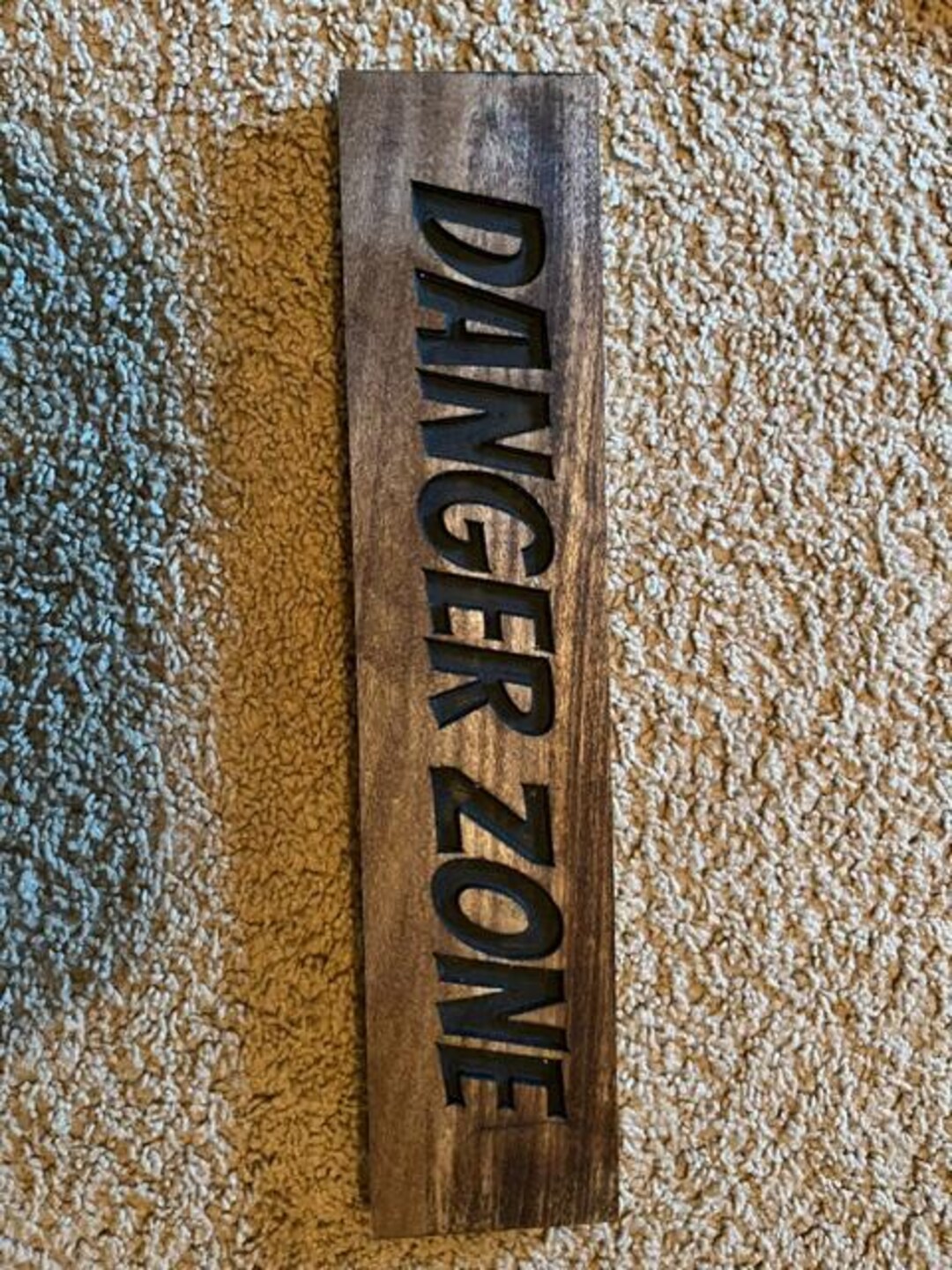 Danger Zone Sign - Etsy