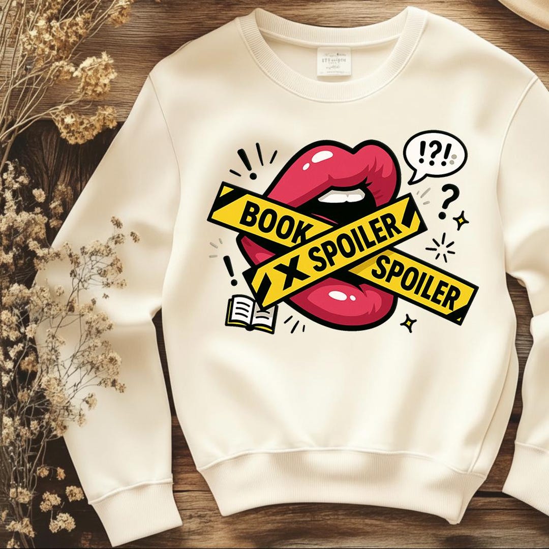 Funny Book Spoiler PNG: Lips With Caution Tape (digital Download) - Etsy
