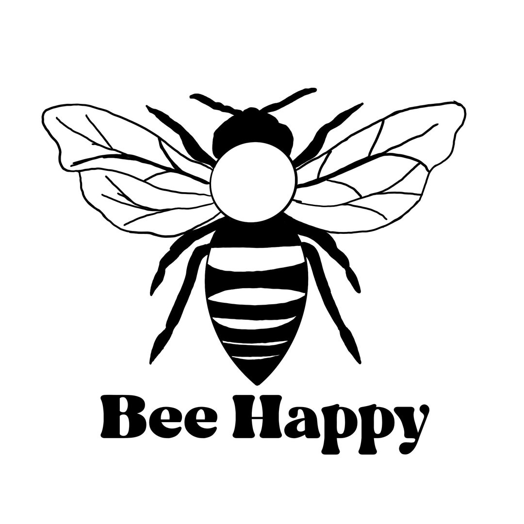 Bee Happy, Download, Png, Cricut File - Etsy