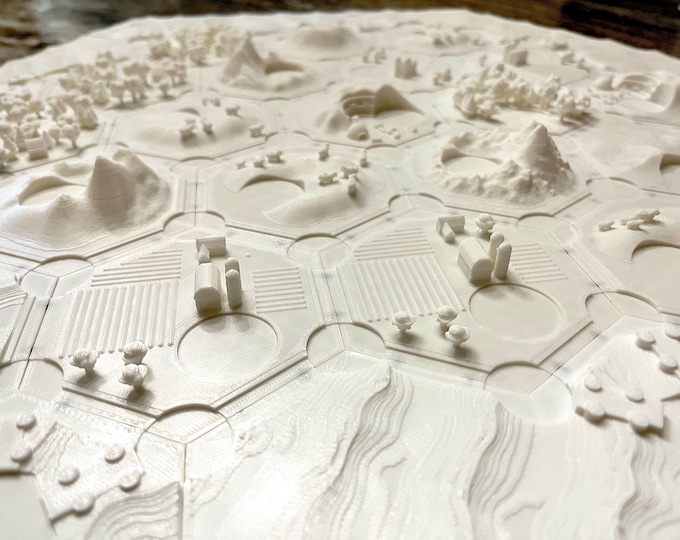 Settlers of Catan Game Pieces - 3D Printed - Etsy