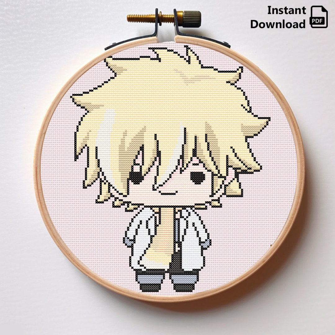 Cross Stitch Anime Xstitch Pattern Cross Stitch Shaman Embroidery Chibi ...