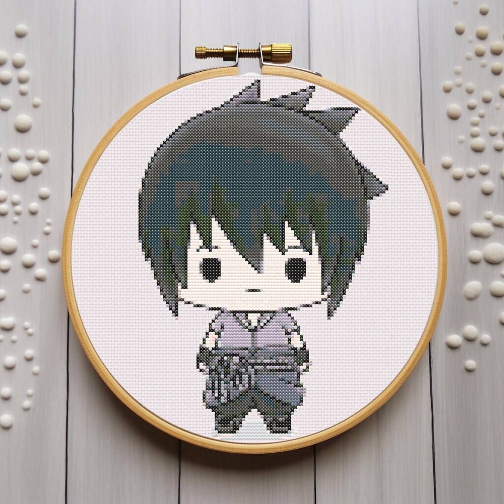 Cross Stitch Anime Cross Stitch Pattern Cross Stitch Ninja - Etsy