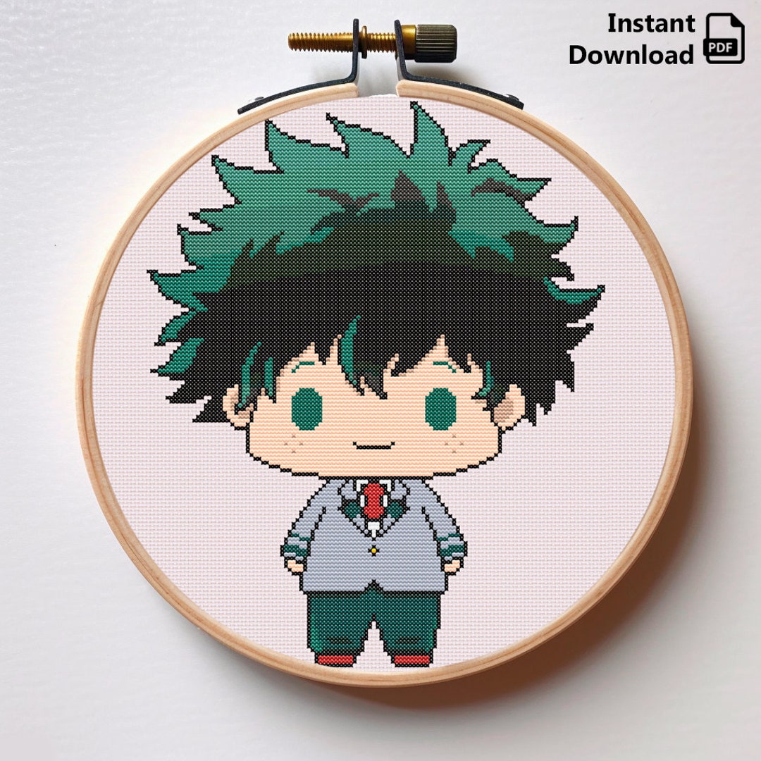 Cross Stitch Anime Cross Stitch Pattern Cross Stitch Hero Cross-stitch ...