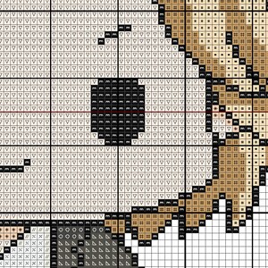 Cross Stitch Anime Cross Stitch Pattern Cross Stitch Manga Cross Stitch ...