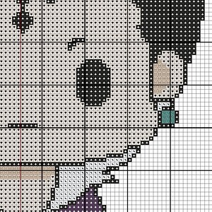 Anime Cross Stitch Pattern Set of 6 Hunter Chibi Styled Characters PDF ...