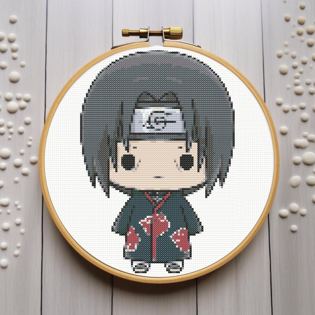 Cross Stitch Anime Cross Stitch Pattern Cross Stitch Ninja - Etsy