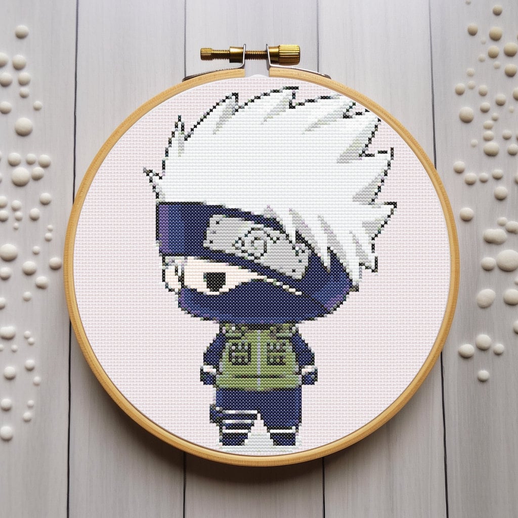 Cross Stitch Anime Cross Stitch Pattern Cross Stitch Ninja - Etsy