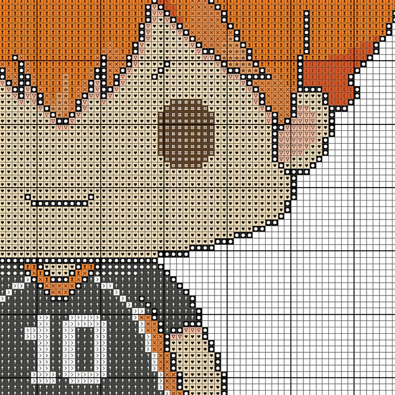 Volleyball Anime Cross Stitch Pattern Chibi Styled Character Instant ...