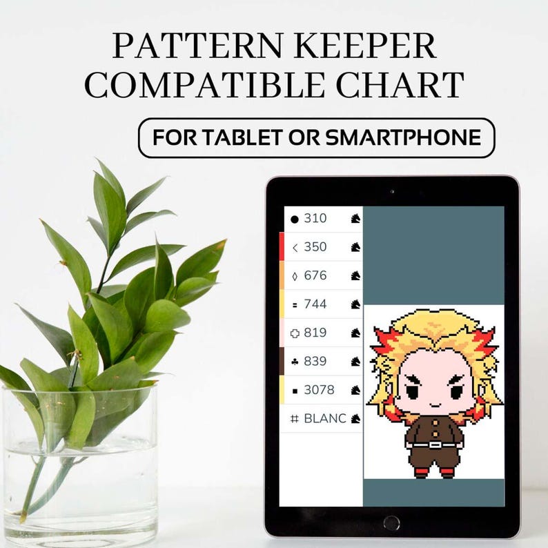 Anime Demon Mascot Cross Stitch Pattern for Kids (PDF) - Etsy