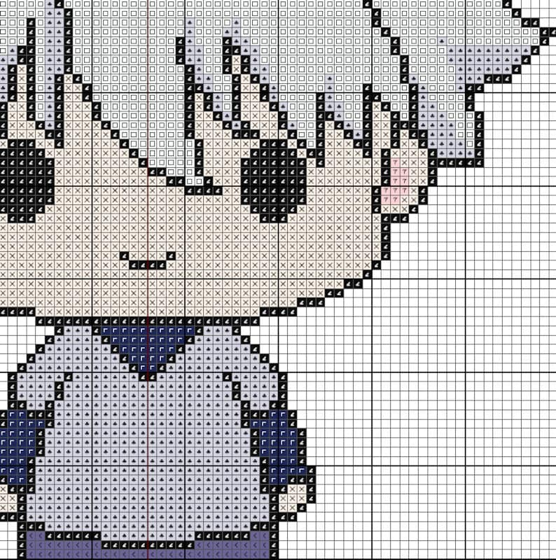 Cross Stitch Anime Cross Stitch Pattern Cross Stitch Hunter Cross ...