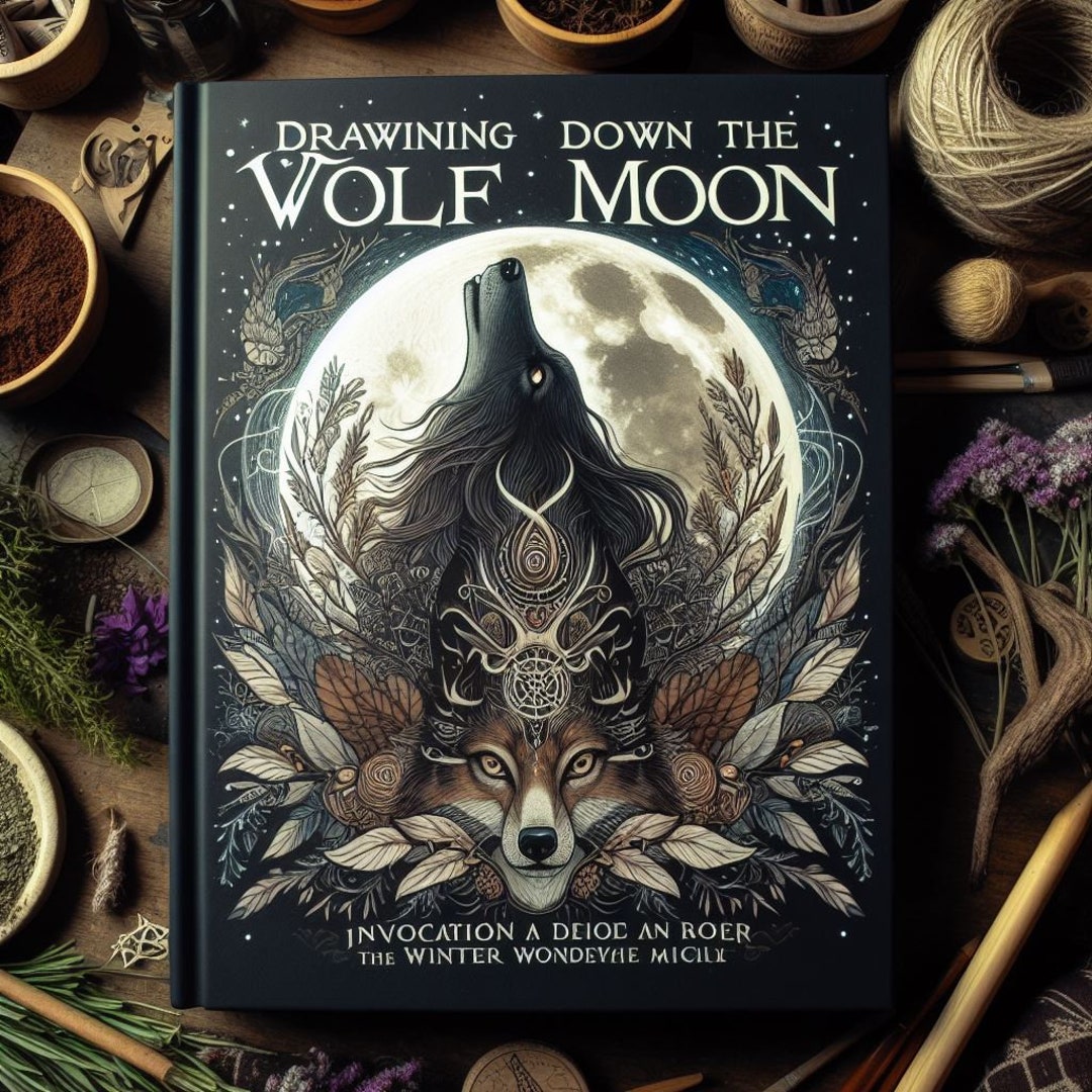 Drawing Down the Wolf Moon Rite PDF (DIGITAL) and Book of Shadows ...