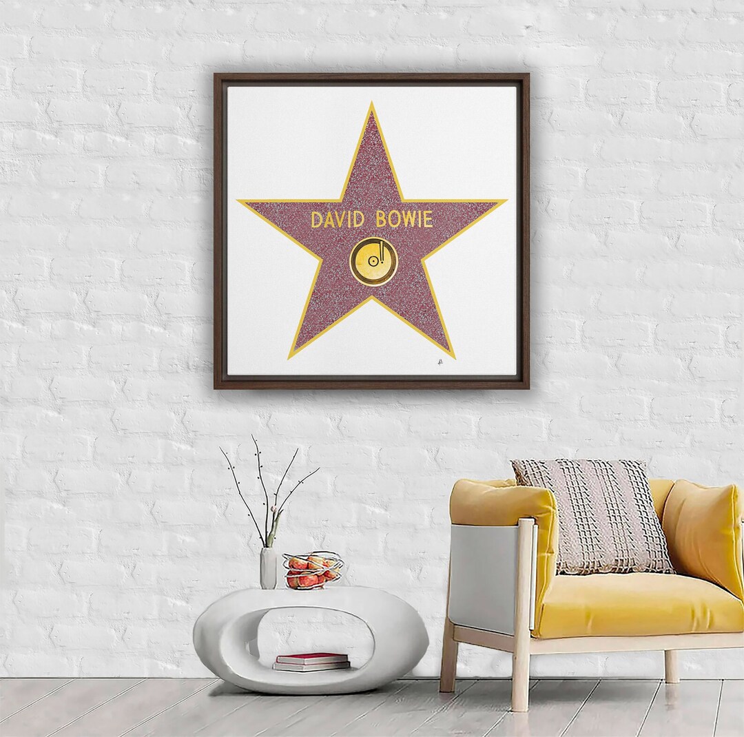 Hollywood Star David Bowie Poster - Pop Singer Music Legend, Music Fan ...