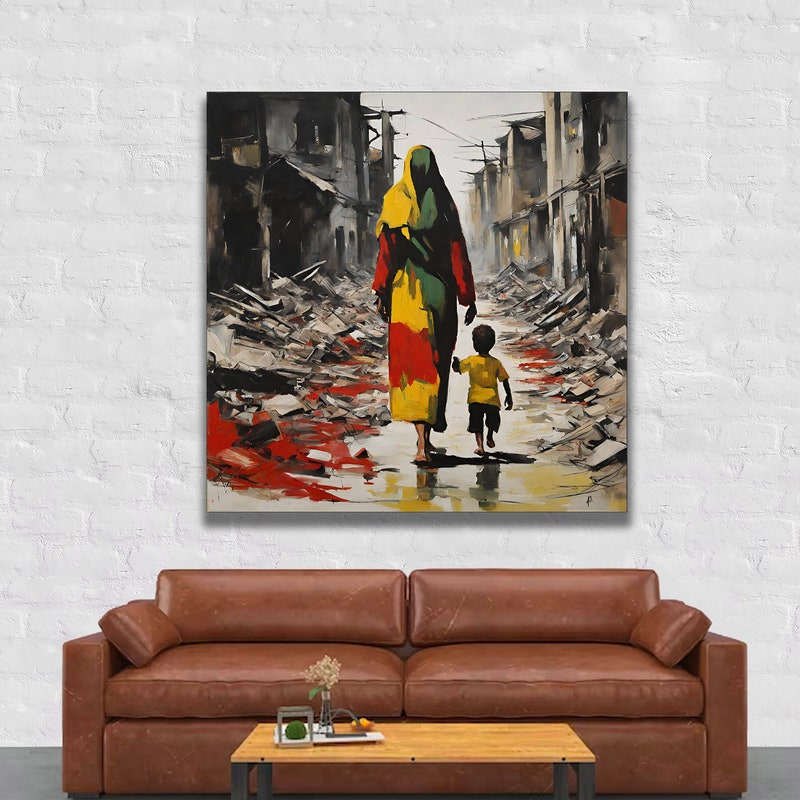 Gaza Art Canvas - Etsy