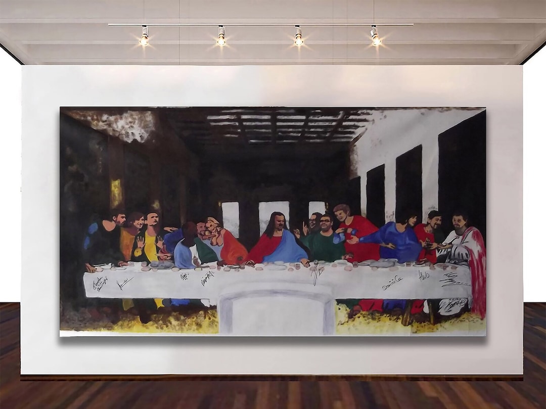 The Last Supper TV Total – Satirical Painting by Stefan Raab, Elton ...