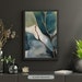 Beautiful Abstract Plant Canvas Print Contemporary Nature Painting ...