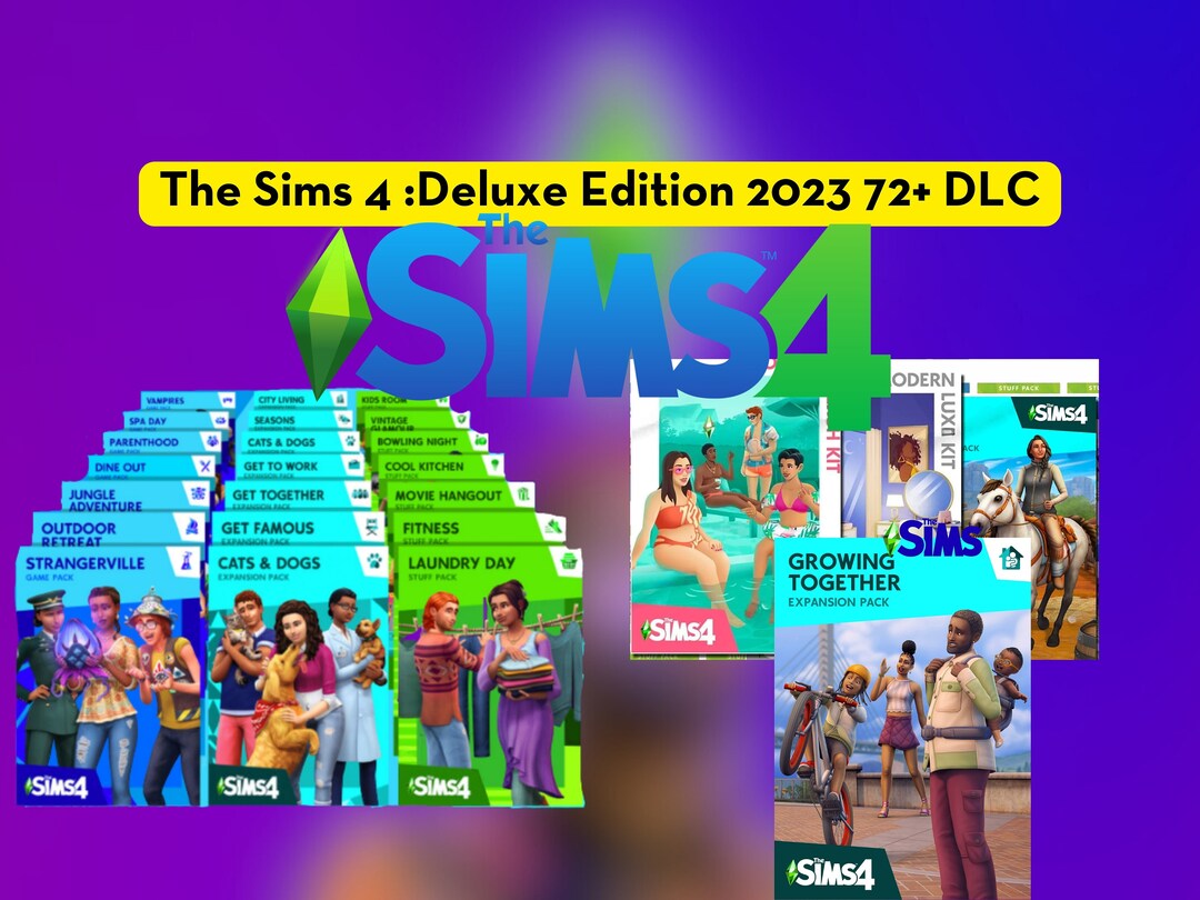 The Sims 4 Ultimate Edition: Complete Collection With Over71 Dlc's ...