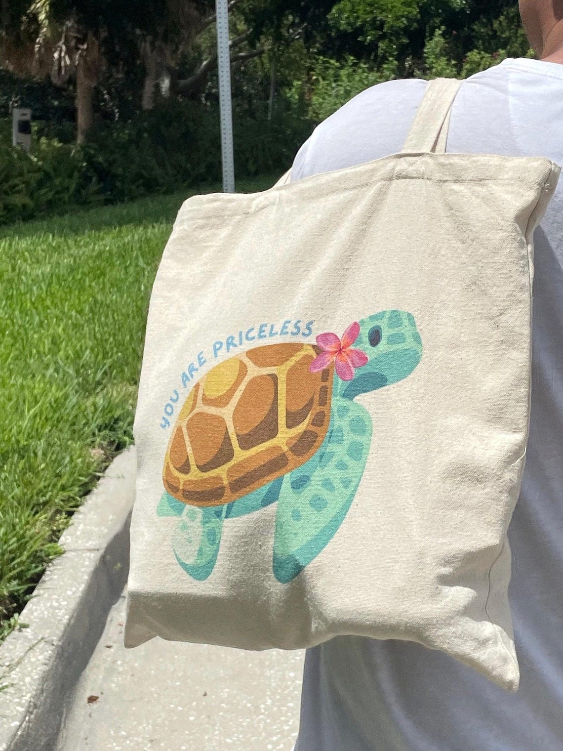 Sea Turtle Cute Beach Bag Turtle Tote Bag Sea Turtle Florida Gift Cute ...