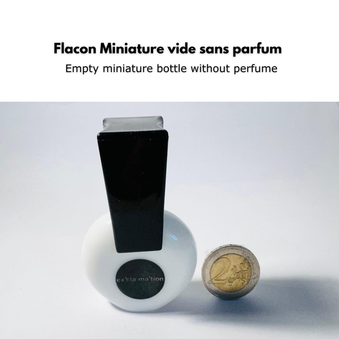 Small Empty EXCLAMATION Bottle by Coty | 15ml 0.5fl.oz. Bottle Without ...
