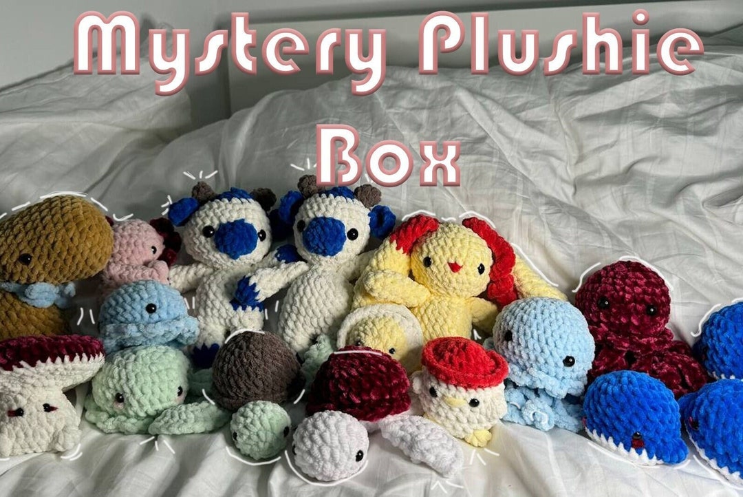 Mystery Plushie Box Mystery Stuffed Animals Handmade Plushie Surprise ...