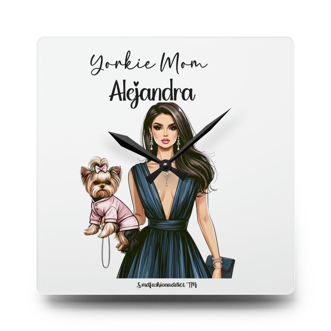 Acrylic Wall Clock Portrait, Custom Portrait, Portrait , Birthday Gift ...