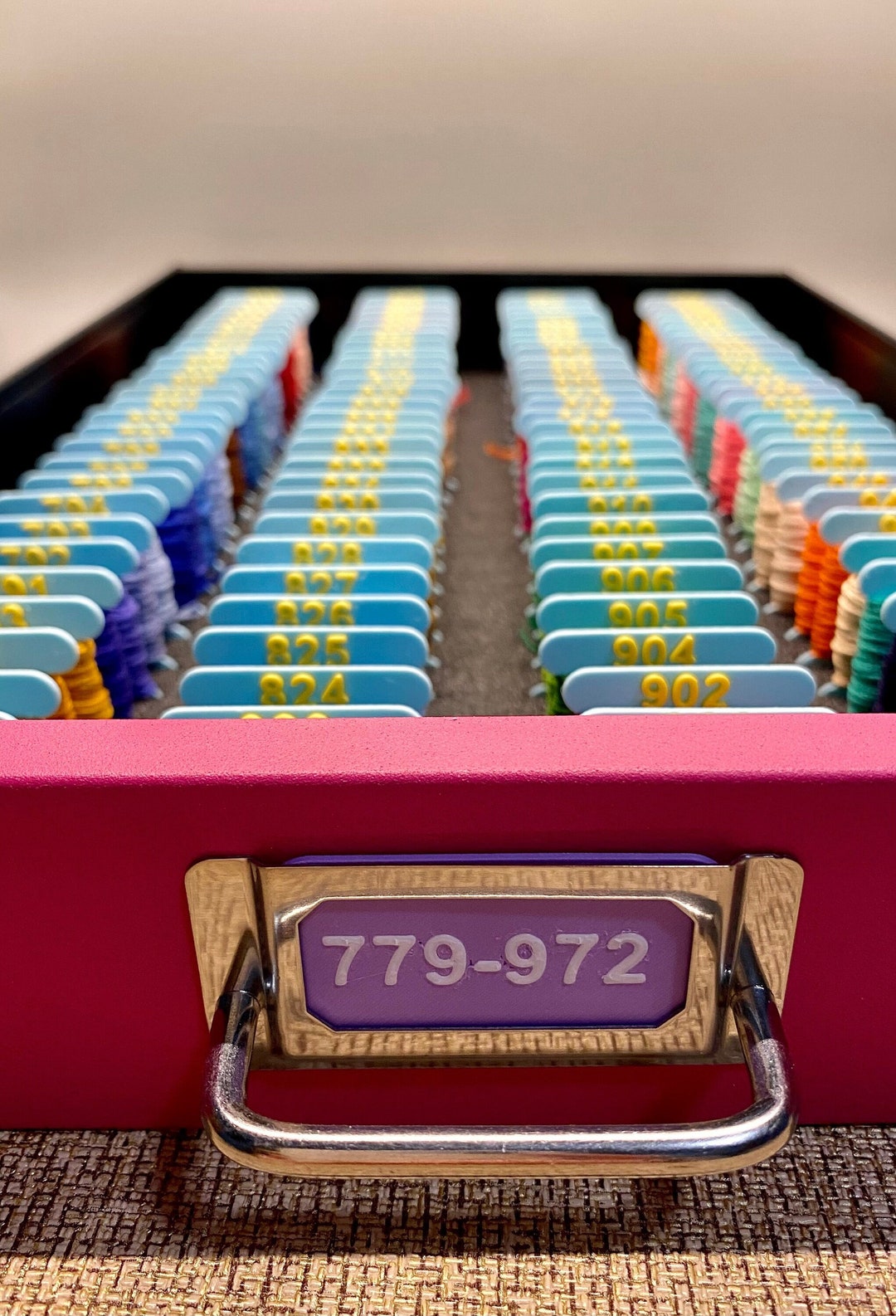 Five Custom Made Bisley Storage Cabinet Labels (sized for 5 Drawer and ...